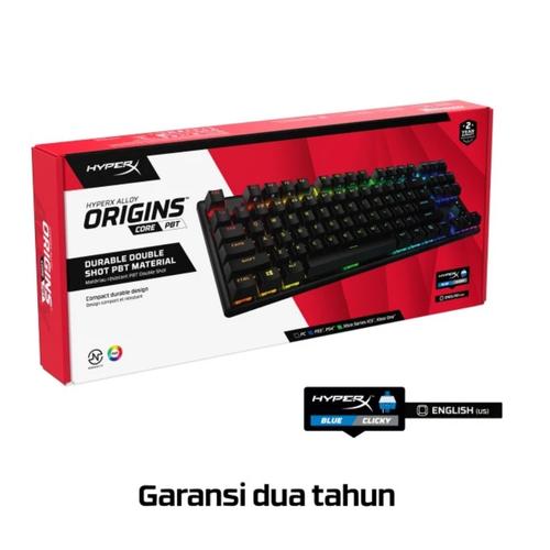 Promo HyperX Alloy Origins Core PBT Mechanical Gaming Keyboard TKL RGB ...