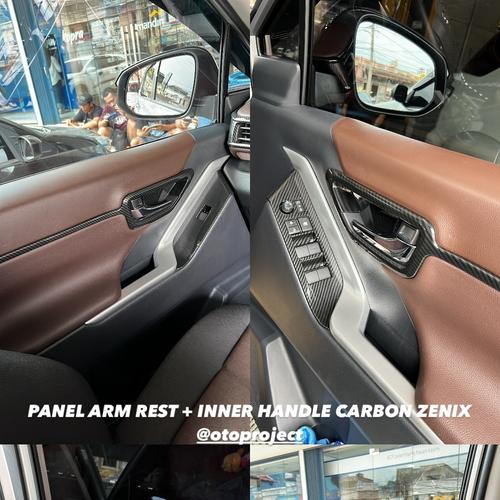 Jual Paket Inner Handle+Armrest CARBON PNP Kijang INNOVA ZENIX 2022 ...