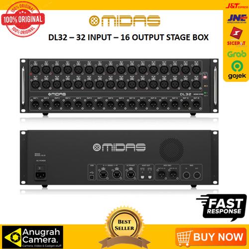 Jual Midas DL32 / DL-32 / DL 32 Stage Box 32 Input 16 Output Original ...