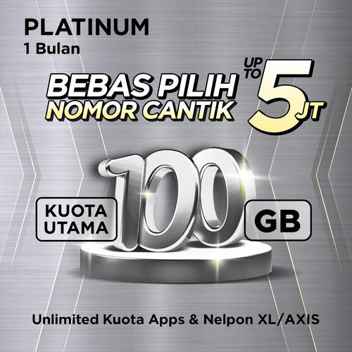 Promo Kartu Perdana XL PRIORITAS Platinum Unlimited FUP 100GB/bln - 3 ...