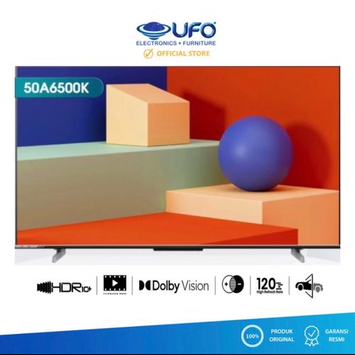 Promo HISENSE 50A6500K LED TV 50 inch Smart Google Digital 4K UHD 50 ...