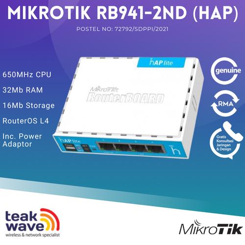 Jual MikroTik RouterBoard 941-2nD (hAP Lite) / RB941-2nD - Jakarta ...