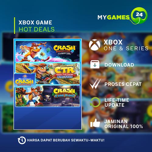 Jual Crash Bandicoot Crashiversary Bundle xbox one series X|S game ...