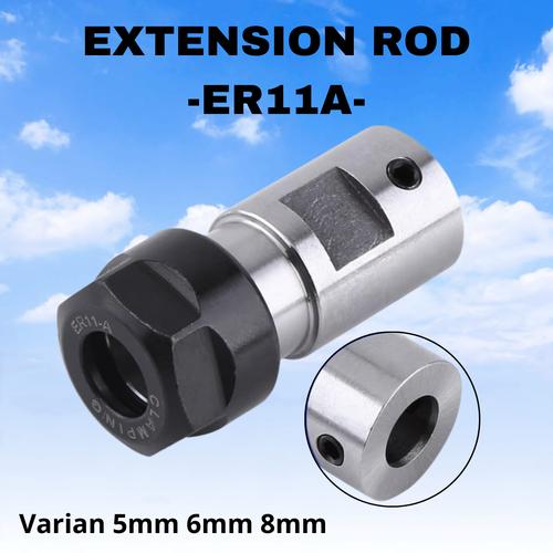 Promo Adapter Collet Chuck ER11A extension rod spindle Shaft ER11 A ...