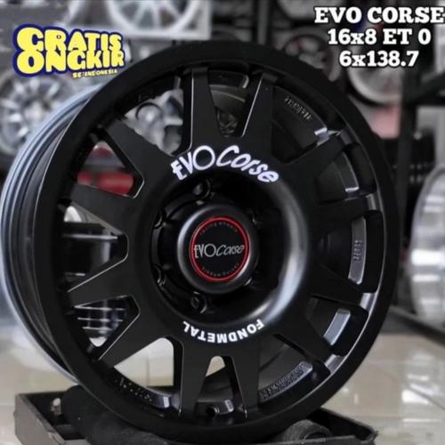 Jual velg mobil r16 EVO CORSE velg rally ring 16 triton pajero strada ...
