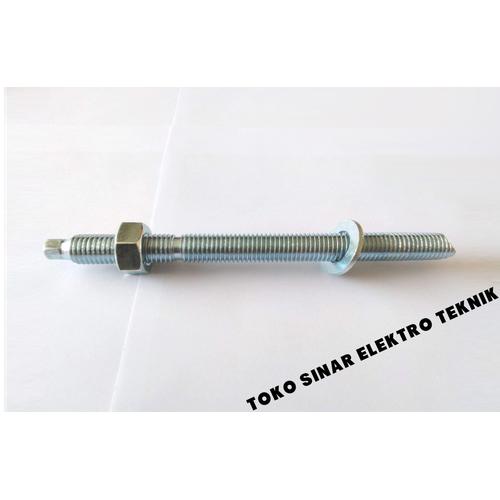 Jual Chemical Anchor Angkur Dynabolt Long Drat Stud Bolt As 12 mm x 160 ...
