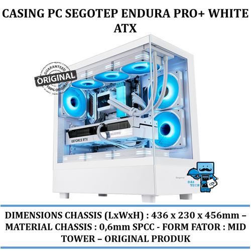 Promo Casing PC Segotep Endura Pro+ White Atx - Original Produk Cicil 0 ...