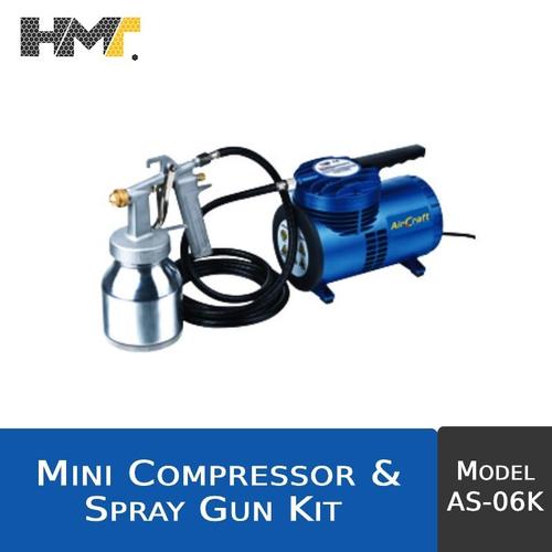 Jual Kompresor Mini & Semprot Cat / Mini Air Compressor&Spray Gun Kit ...