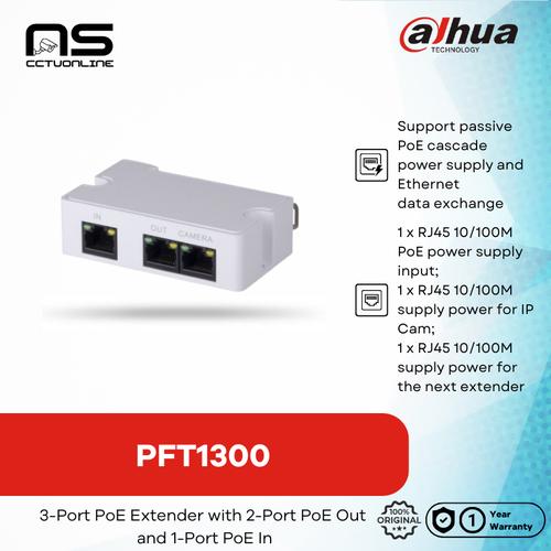 Jual POE Extender Dahua PFT1300 - Kota Surakarta - nscctvonline | Tokopedia