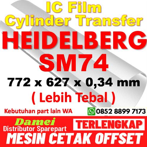 Jual Ic Film SM74 Heidelberg Mesin Offset Anti Marking Film Screen TY Film - 780x550mm - Kota ...