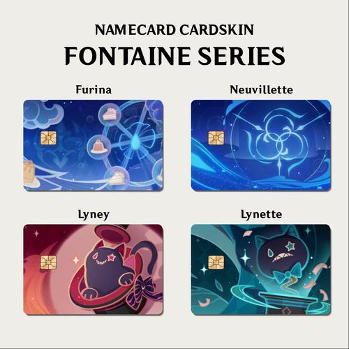 Jual Stiker Card skin Genshin Fontaine E-Money ATM - Furina, No Chip ...
