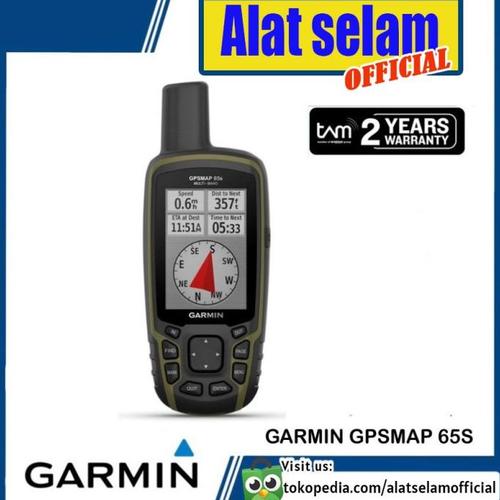 Jual Gpsmap Garmin 65S Navigation Peta Gps Map Alat Survey Resmi Tam ...