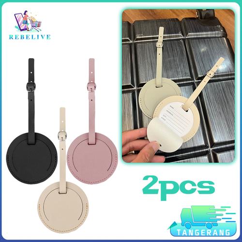 Jual 2Pcs Bag Tag Koper Luggage Tag Name Tag Label Koper Gantungan ...