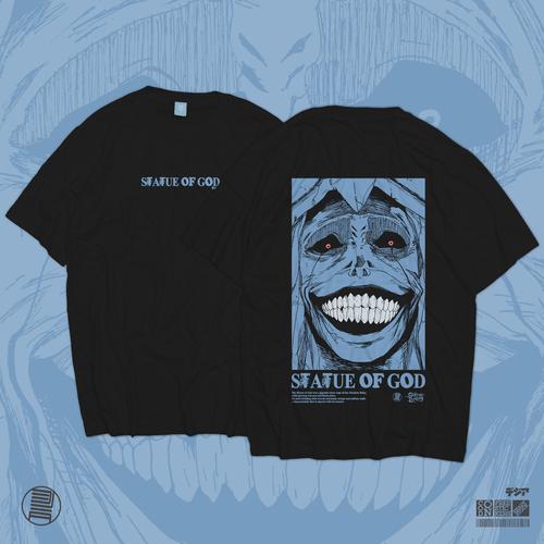Jual Kaos Statue of God Solo Leveling Sung Jinwoo Meme T-Shirt Baju DJA ...