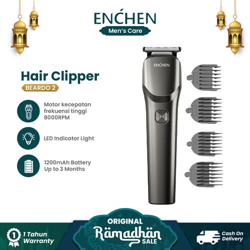 Jual ENCHEN Beardo 2 Smart Cordless Hair Clipper Trimmer Type-C alat ...