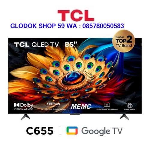 Jual TCL 85C655 Qled Pro 4K UHD Smart Android Google TV 85 Inch C655 ...