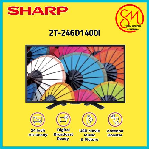 Promo [KARGO] TV LED SHARP 24 INCH DIGITAL TV 2T-C24GD1400i 24GD1400 ...