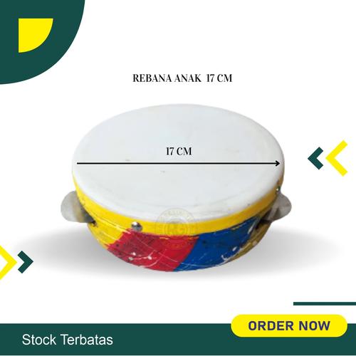 Promo Rebana anak rebana hadroh anak mainan ukuran 17 cm rebana anak ...