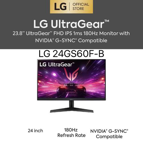 Jual LG UltraGear 24GS60F-B IPS 180hz NVIDIA G-sync - Jakarta Utara ...