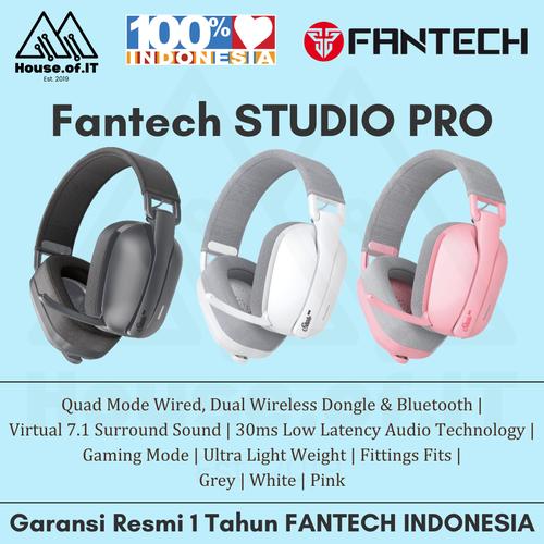 Jual Headset Gaming Blueooth Fantech Studio PRO WGH03P Wireless ...
