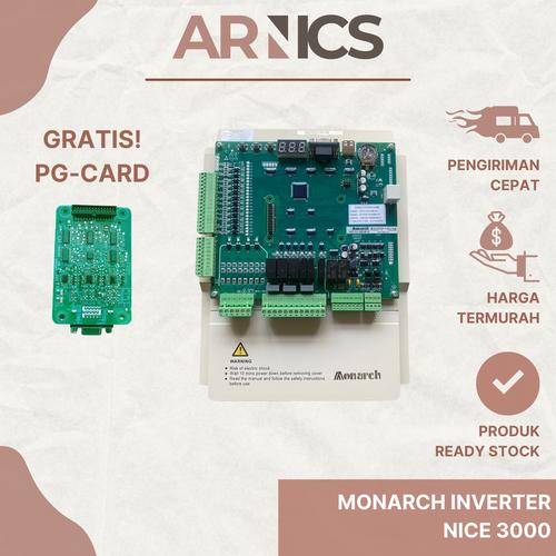 Jual Monarch Inverter NICE3000 5.5KW 7.5KW 11KW 15KW 18.5KW Non ...