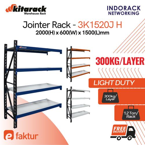 Jual Rak Gudang Besi 300kg per Layer Rack Gudang 2M P 1.5M Jointer ...