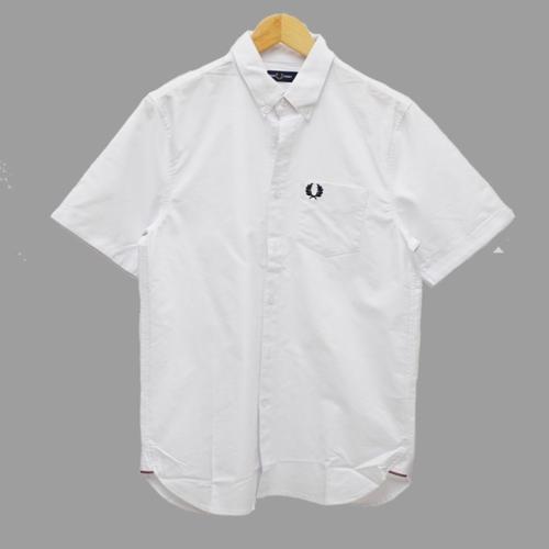 Jual KEMEJA PRIA WANITA FRED PERRY WHITE SHIRT SHORT SLEEVE ORIGINAL ...