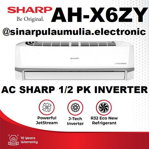 Jual Sharp AC Inverter 1/2 PK - AH-X6ZY / AH-X 6 ZY / AHX 6ZY / AH X6 ZY - Kota Pontianak ...