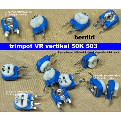 Jual Trimpot Vertikal 50K 503 Berdiri vertical pot VR Variable Resistor ...