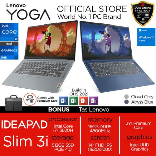 Promo Lenovo Ideapad Slim 3i 14 Intel i7 RAM 16GB SSD 512GB W11+OHS 14 ...