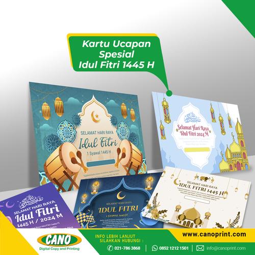 Promo Kartu Ucapan Spesial Ramadhan - Satu Sisi - Art Carton 260g, A7 ...