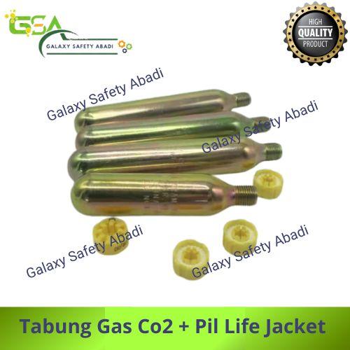 Jual Automatic Life Jaket CO2 Tabung Gas CO2+Pil Life Jaket - Jakarta ...