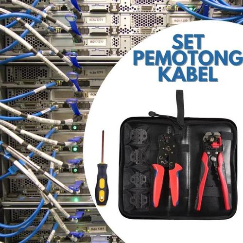 Jual US Crimping Tools Kit Tang Crimping Dan Wire Stripper Set 7 pcs ...
