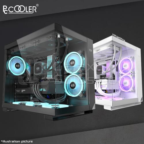 Promo PCCOOLER C3 T500 ARGB Tempered Glass ATX Gaming Case - Casing ...