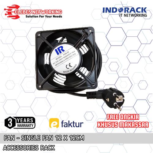 Jual SINGLE FAN 12 x 12cm INDORACK for Wallmount Rack Rak Server 12x12 ...