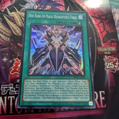 Jual YUGIOH OCG AE PHNI-AE056 Rise Rank-Up-Magic Raidraptor's Force (SR ...