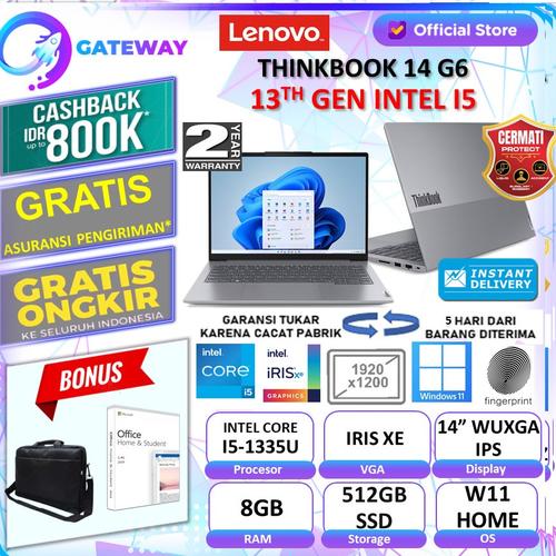 Promo Lenovo Thinbook 14 G6 Intel i5-1335 8GB 512GB SSD W11 OHS 14.0WUXGA - BASIC 1, TOUCHSCREEN ...