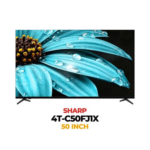 Jual TV SHARP 50 INCH 4T-C50FJ1X 4K Frameless Google TV / 4TC50FJ1X ...
