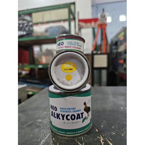 Jual Cat NEO ALKYCOAT / Cat Kayu / Cat Besi Logam - Kuning 880 - 200gr ...
