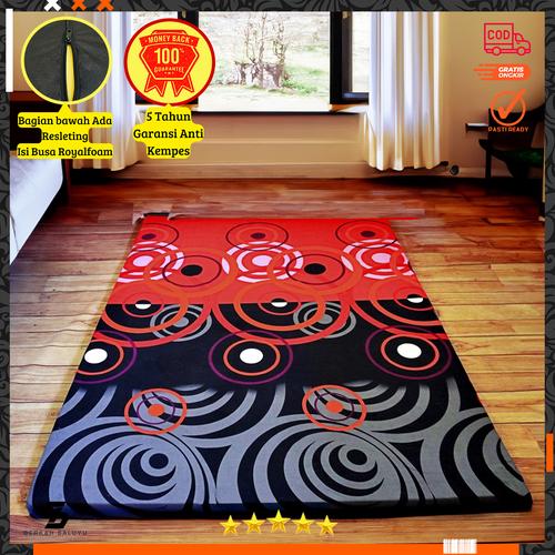 Jual Kasur Busa ROYAL Lipat Tebal Motif Elegan Premium Jumbo karpet ...