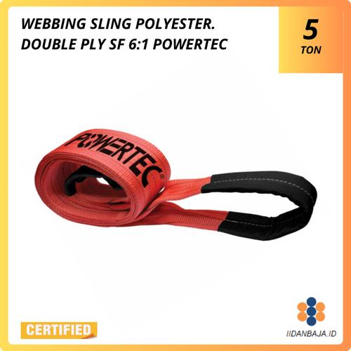 Jual WEBBING SLING. DOUBLE PLY. SF 6:1 POWERTEC. WLL 5 TON - 8 M - Kota ...