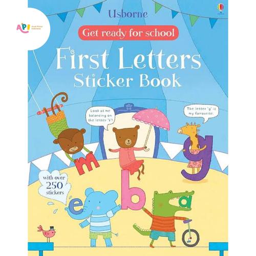 Jual USBORNE GET READY FOR SCHOOL FIRST LETTERS STICKER BOOK (A5-003) - Kota Surabaya - Anak ...