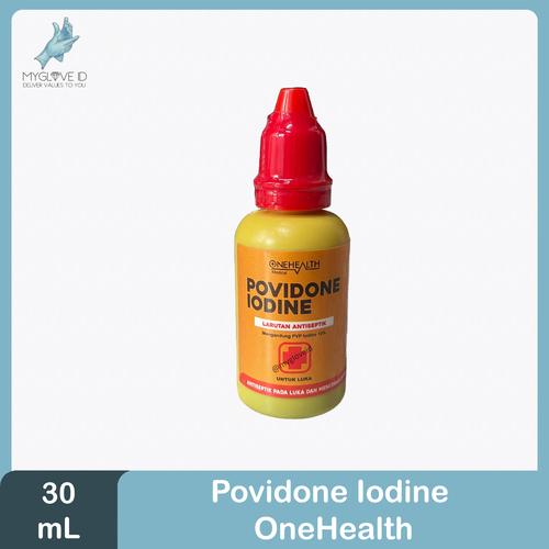 Jual Povidone Iodine / Antiseptik Cair Obat Luka Merah 30 ML OneHealth ...