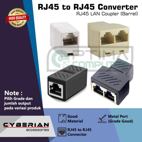 Jual RJ45 to RJ45 Female (Barel) - Good, RJ45 Single - Kota Balikpapan ...