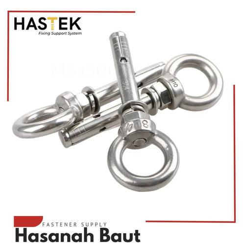 Jual Lifting Eye Expansion Anchor Sleeve M6x50MM Stainless 304 ...
