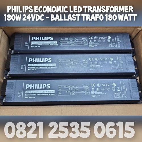 Jual PHILIPS ECONOMIC LED TRANSFORMER 180W 24VDC - BALLAST TRAFO 180 ...