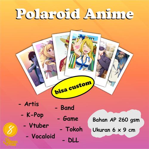 Jual Foto Polaroid Anime Ukuran 2R Bisa Custom / Cetak Photocard Vtuber ...
