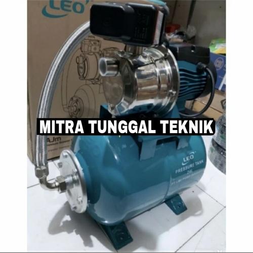 Jual Pompa air Bersih Pompa air Stainless semi jet+Tabung LEO AJm 75S ...