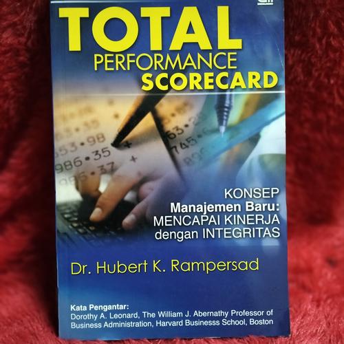 Jual BUKU TOTAL PERFORMANCE SCORECARD BY DR HUBERT K RAMPERSAD ...