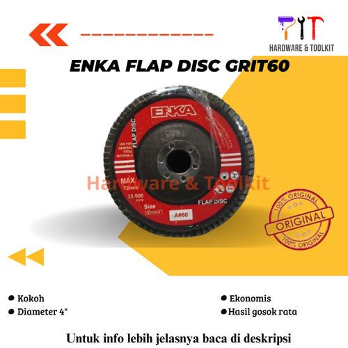 Jual Gerinda Amplas 4 in Flap Disc 4" grit 60 80 100 120 150 180 Merek ...